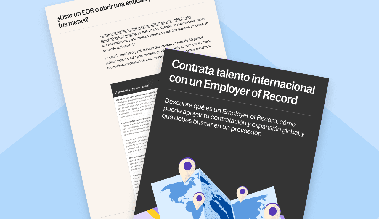Contrata talento internacional con un Employer of Record