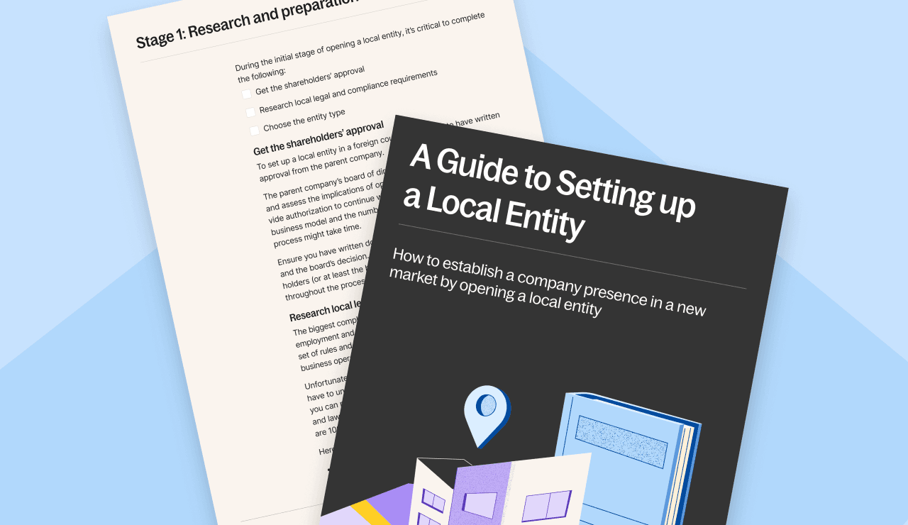 A Guide to Setting up a Local Entity